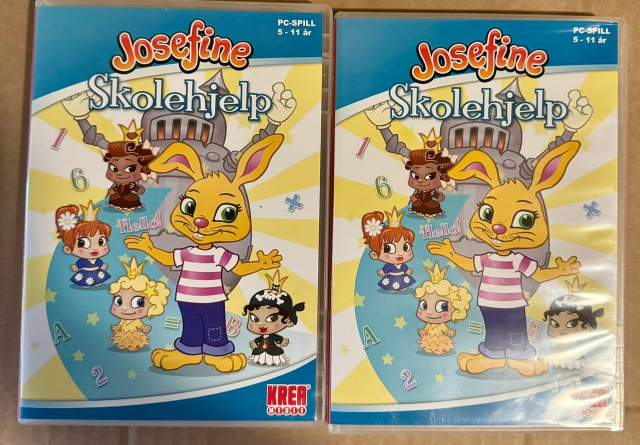 Josefine Skolehjep 5-11år spill 🚨BEGGE SOM NY!!! | FINN-torget