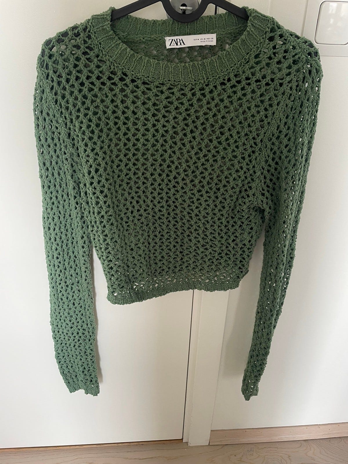 Zara genser, hullstrikket, Str.M | FINN-torget