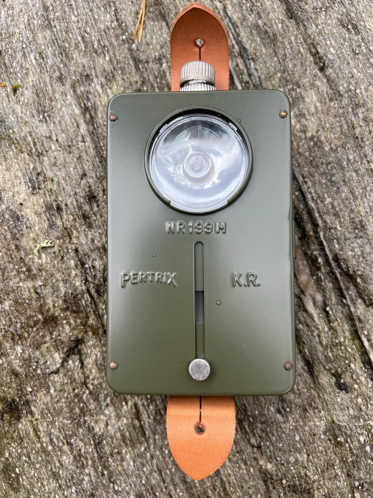 Vintage Pertrix lommelykter, 60 tallet. Norsk militær lykt. Ubrukt ...