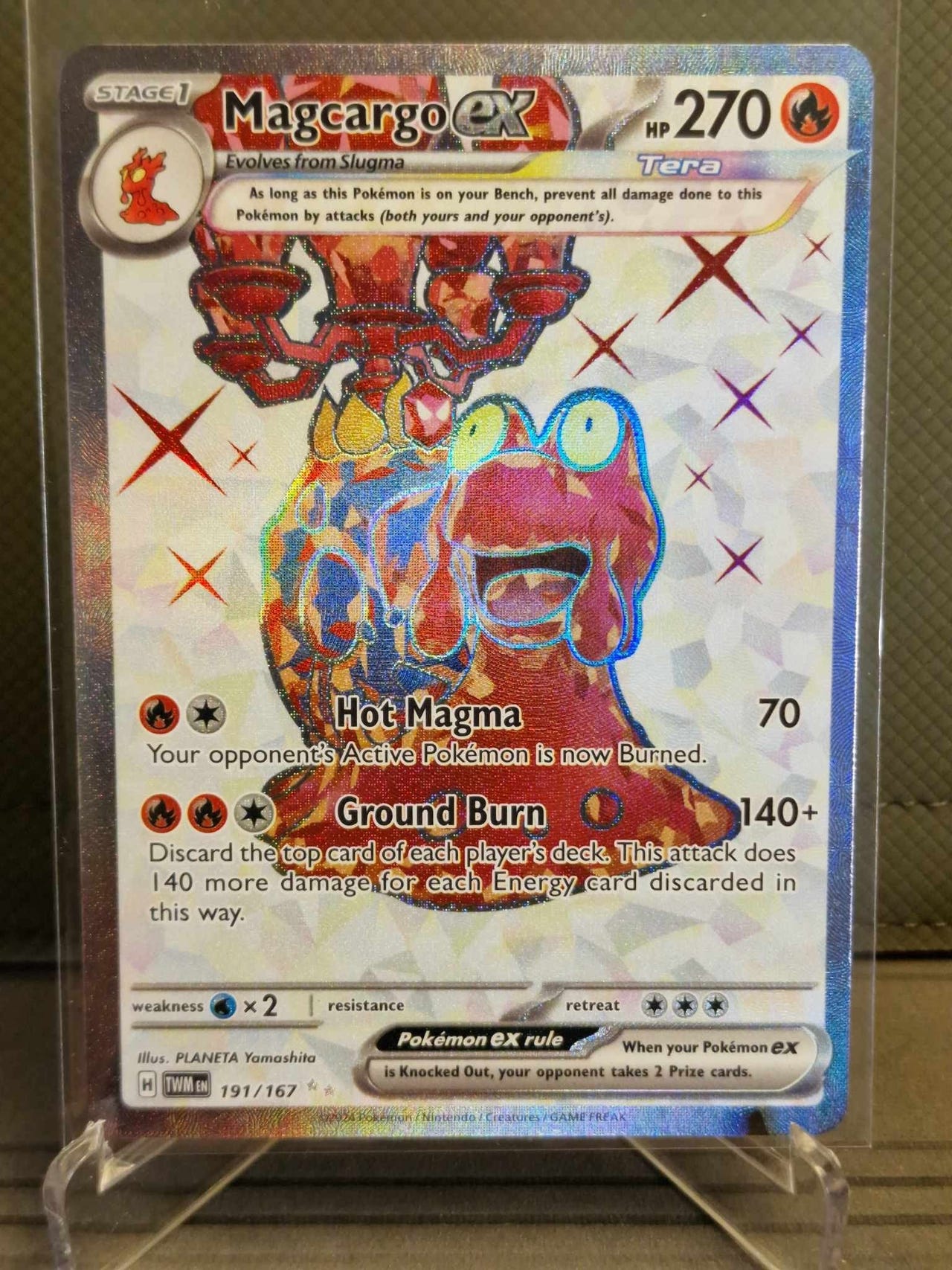 Magcargo Ex #191 - Pokemon Twilight Masquerade | FINN torget