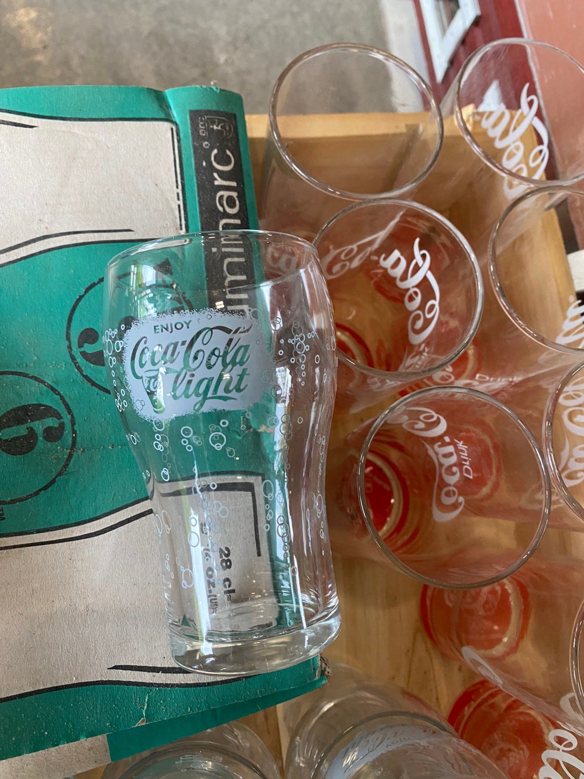 32 stk coca cola light glass | FINN-torget