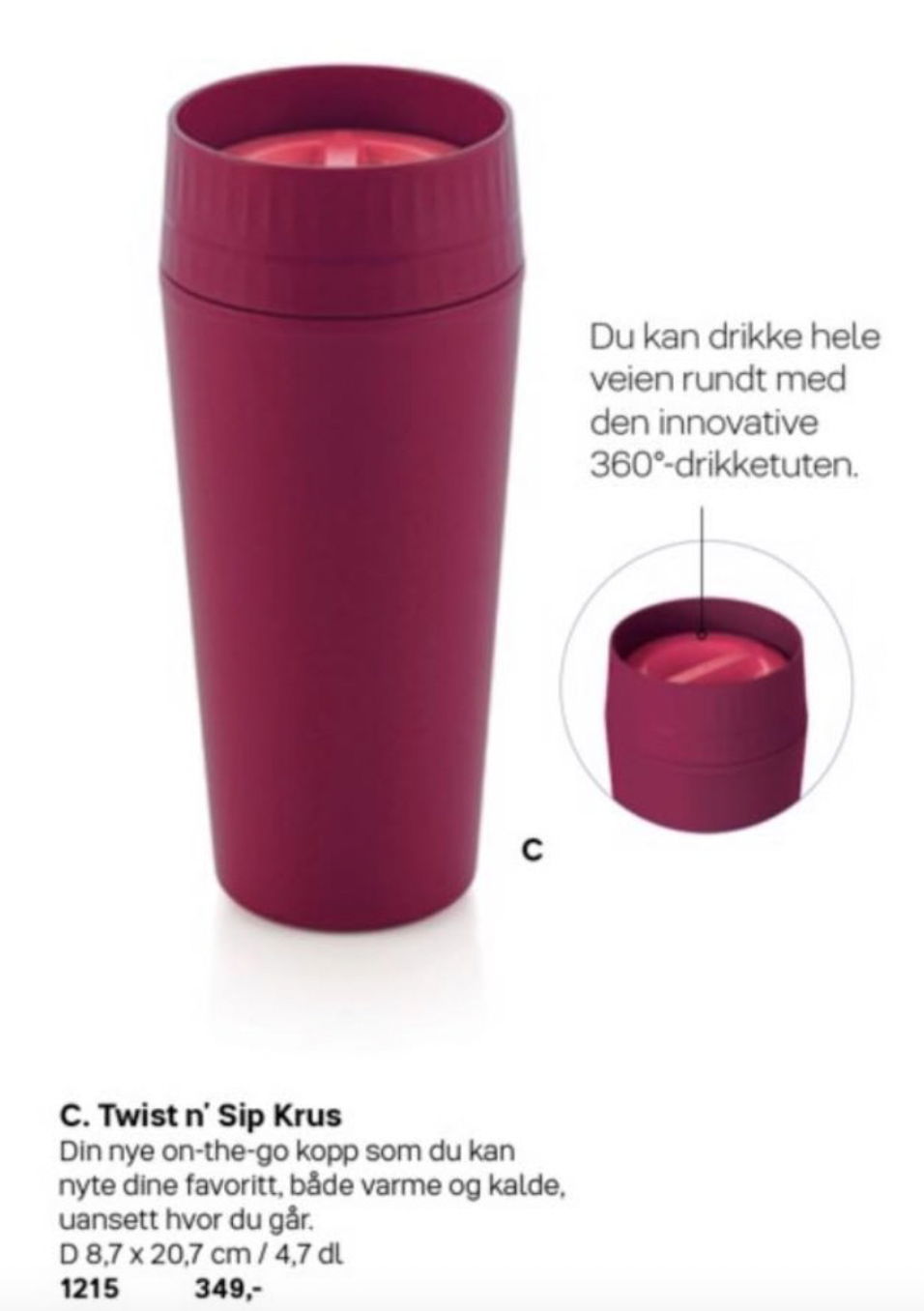 Helt nye Tupperware produkter selges fra 29,- til 299,- per produkt ...