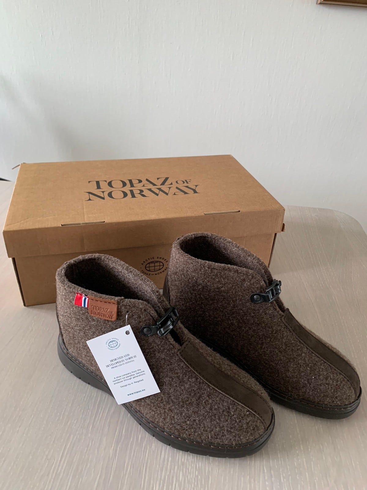 Topaz of Norway Sko/tøffel str. 36 . Brun Ny. | FINN torget