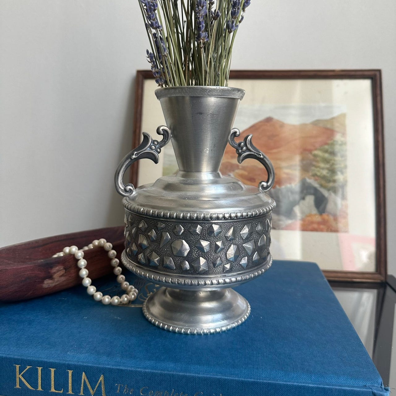 Haugrud Savo Pewter tinnvase | FINN-torget