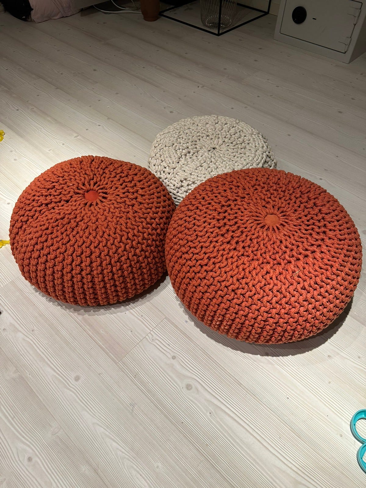 3 stk Ottomansk puff | FINN-torget