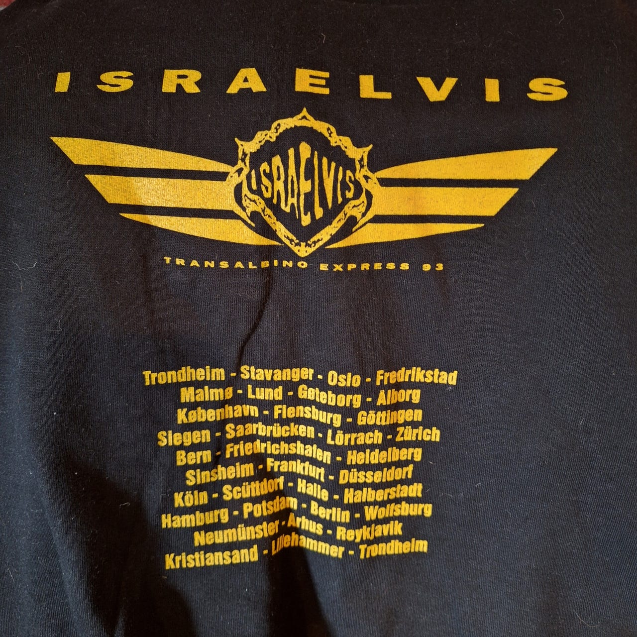 Israelvis genser fra 1993 turneen | FINN torget