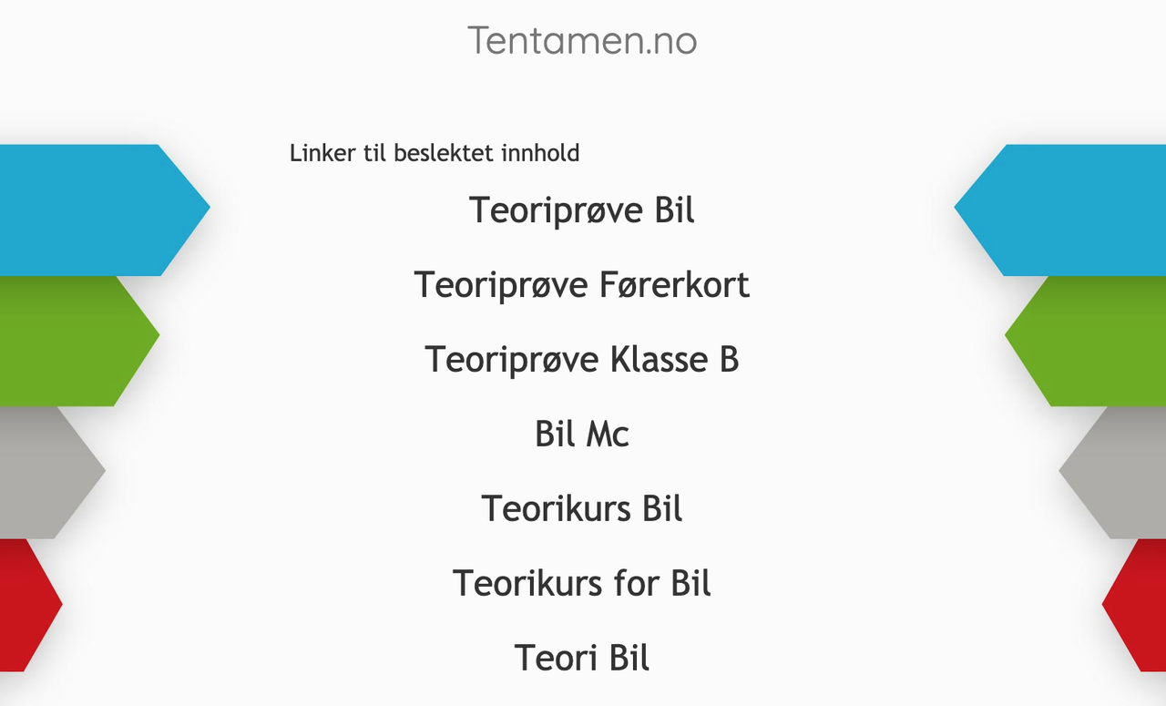 Toppnivå top-level domene TENTAMEN.NO | FINN-torget