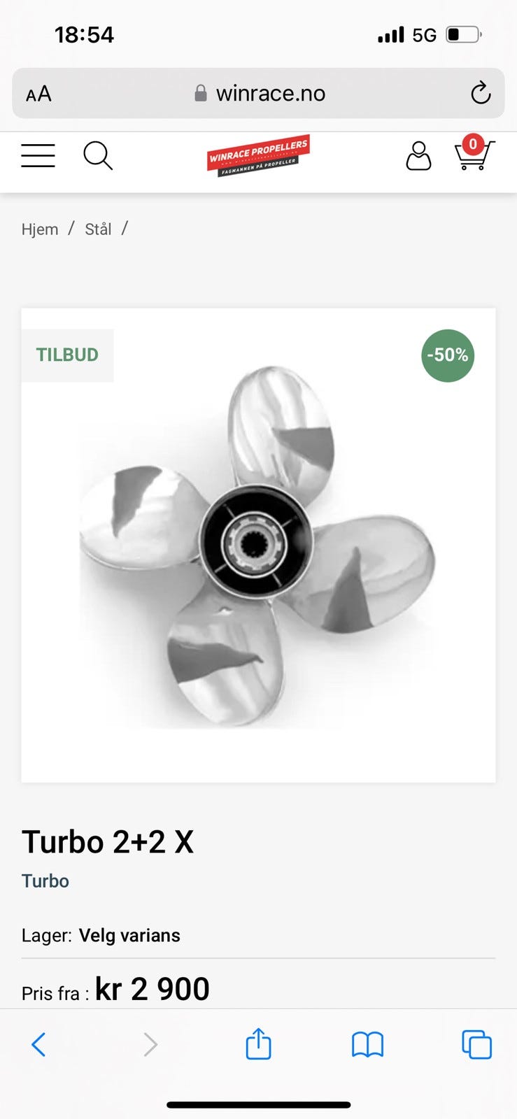 Turbo 2+2 20” - 4 blads propell til Yamaha ønskes kjøpt | FINN-torget