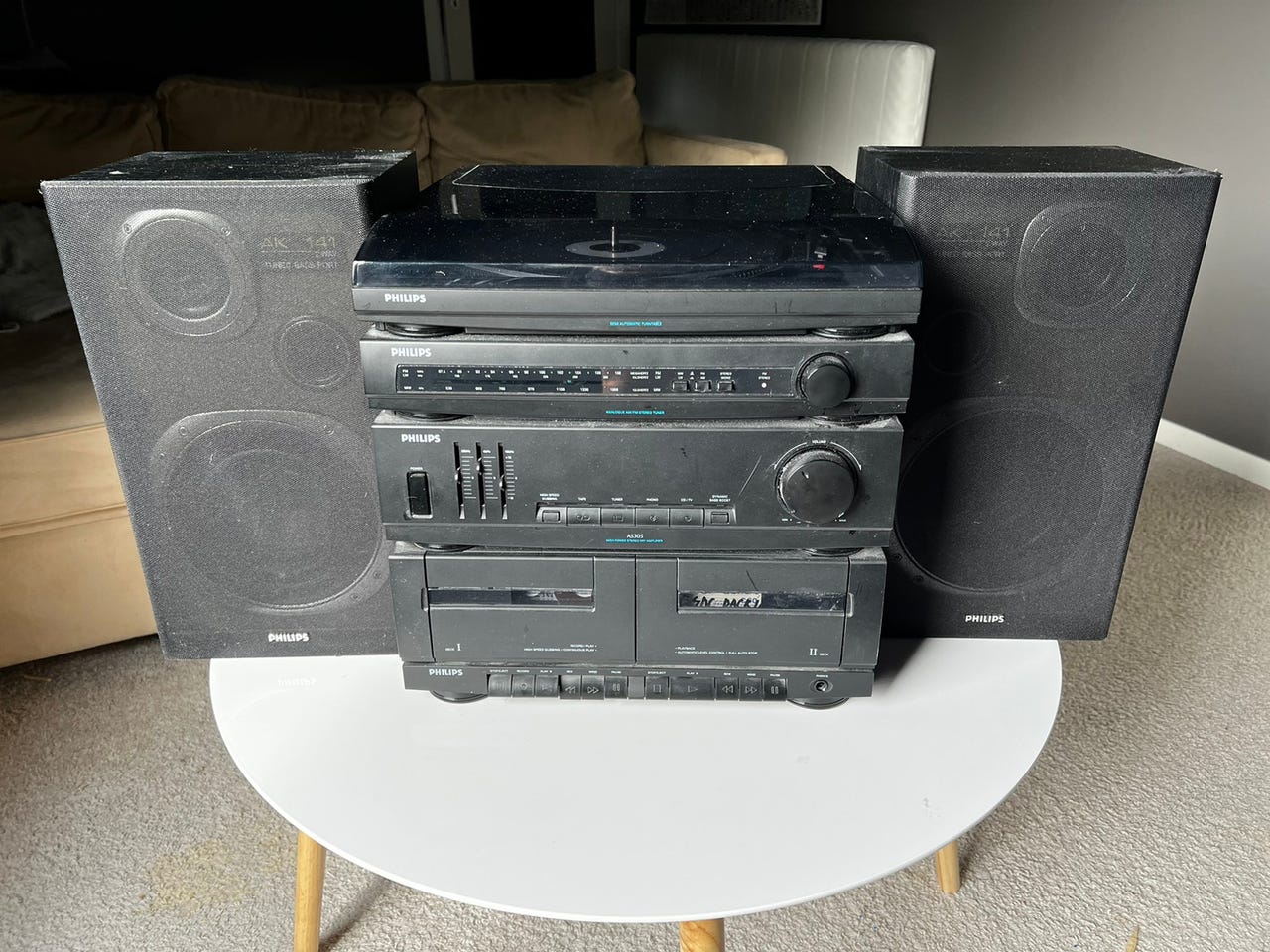 Philips AS305 Midi Hi-fi system fra 1996 | FINN torget
