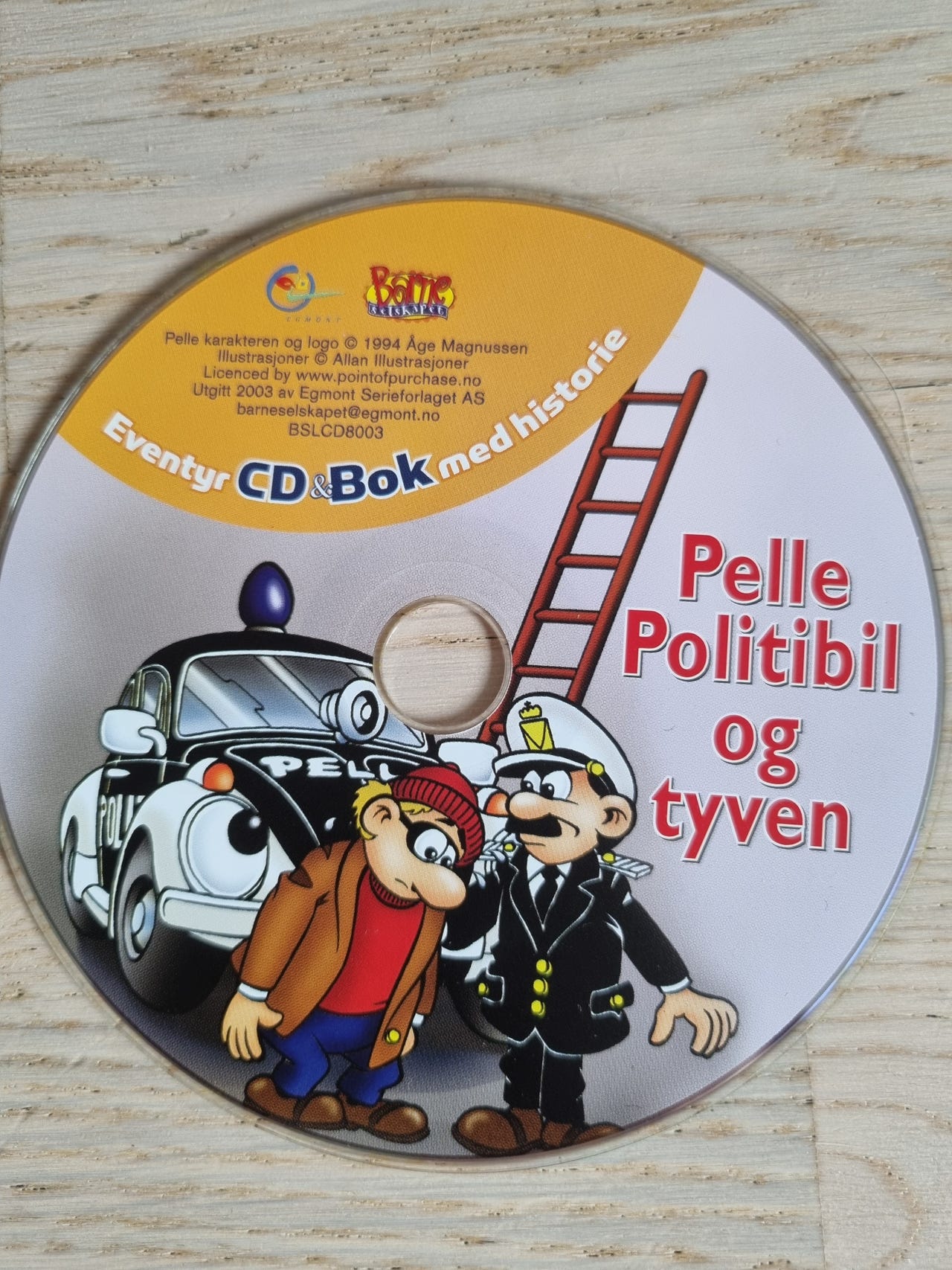 Pelle politibil og tyven. Eventyr CD og bok med historier. | FINN-torget