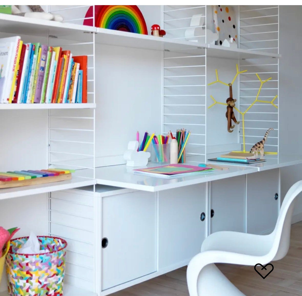 String pult MDF plate hvit | FINN torget