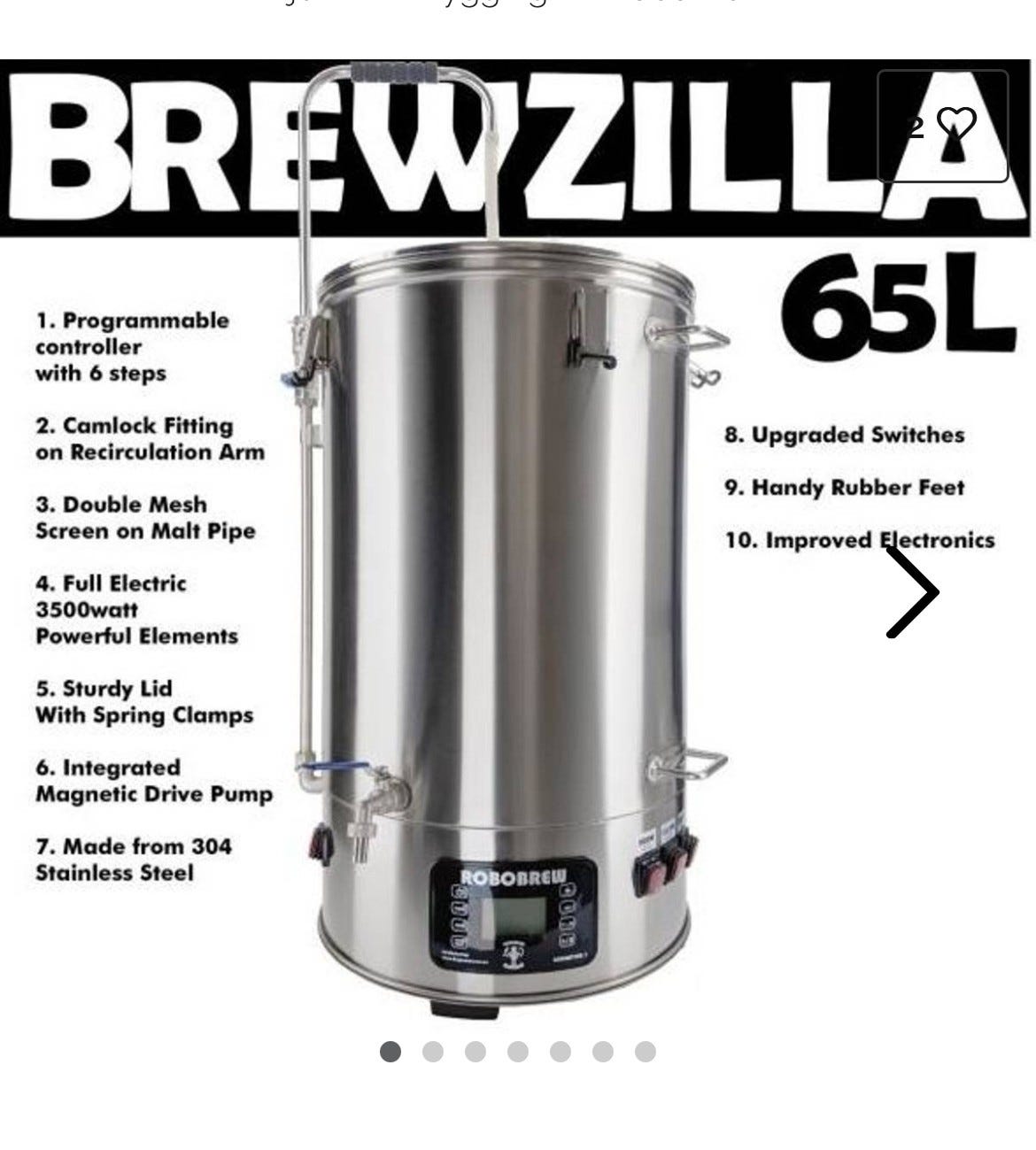 Robobrew Brewzilla 65L gen 3.1.1 | FINN-torget