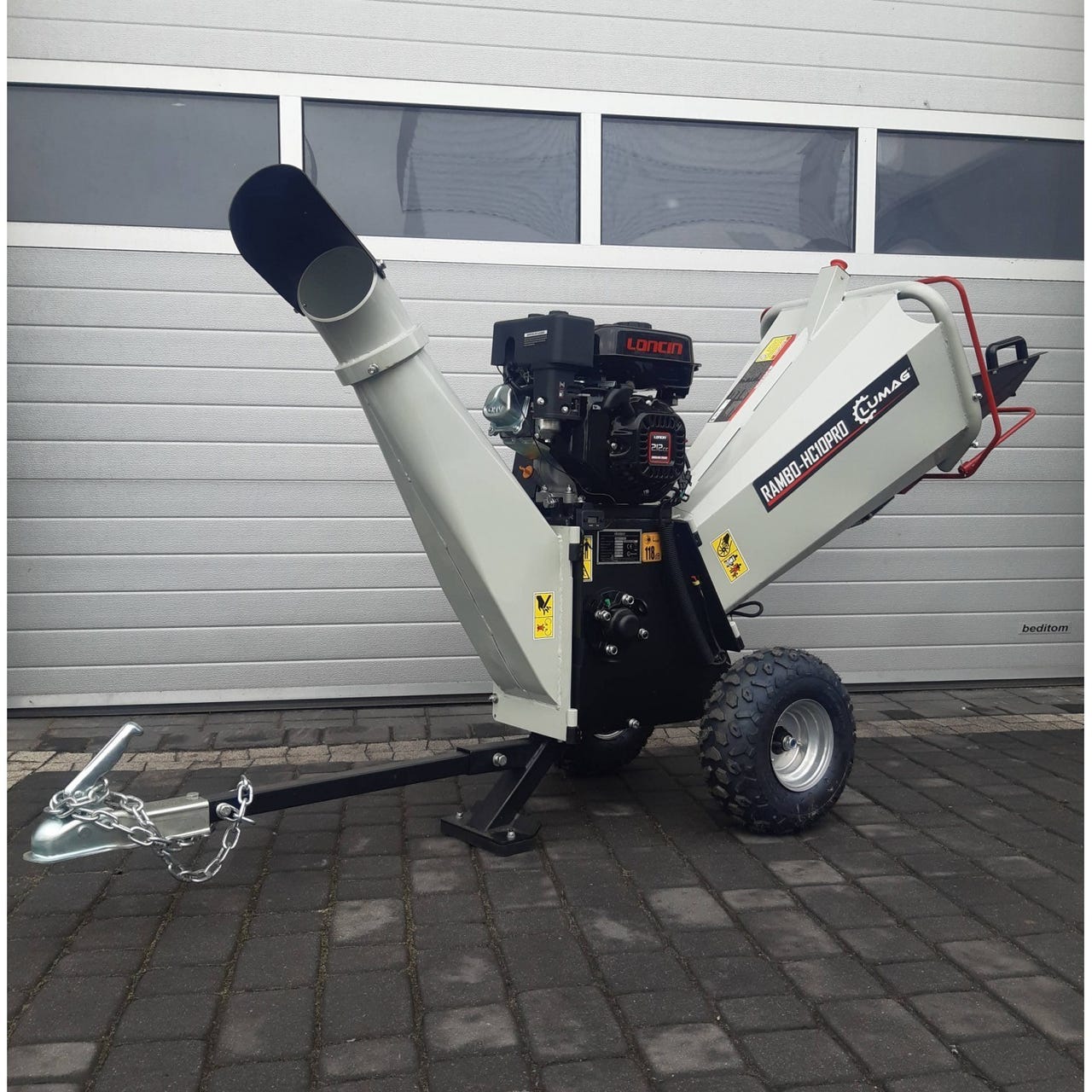 NYHET! LUMAG Ø100-120MM PRO FLISKUTTER / FLISHUGGER - TILHENGERMOD ...