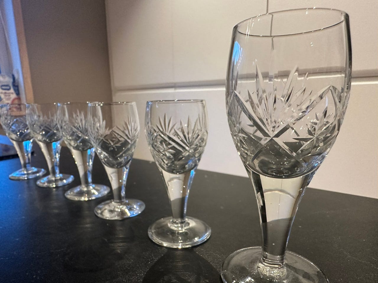 FINN glass fra Hadeland (drammeglass og ølglass) | FINN-torget