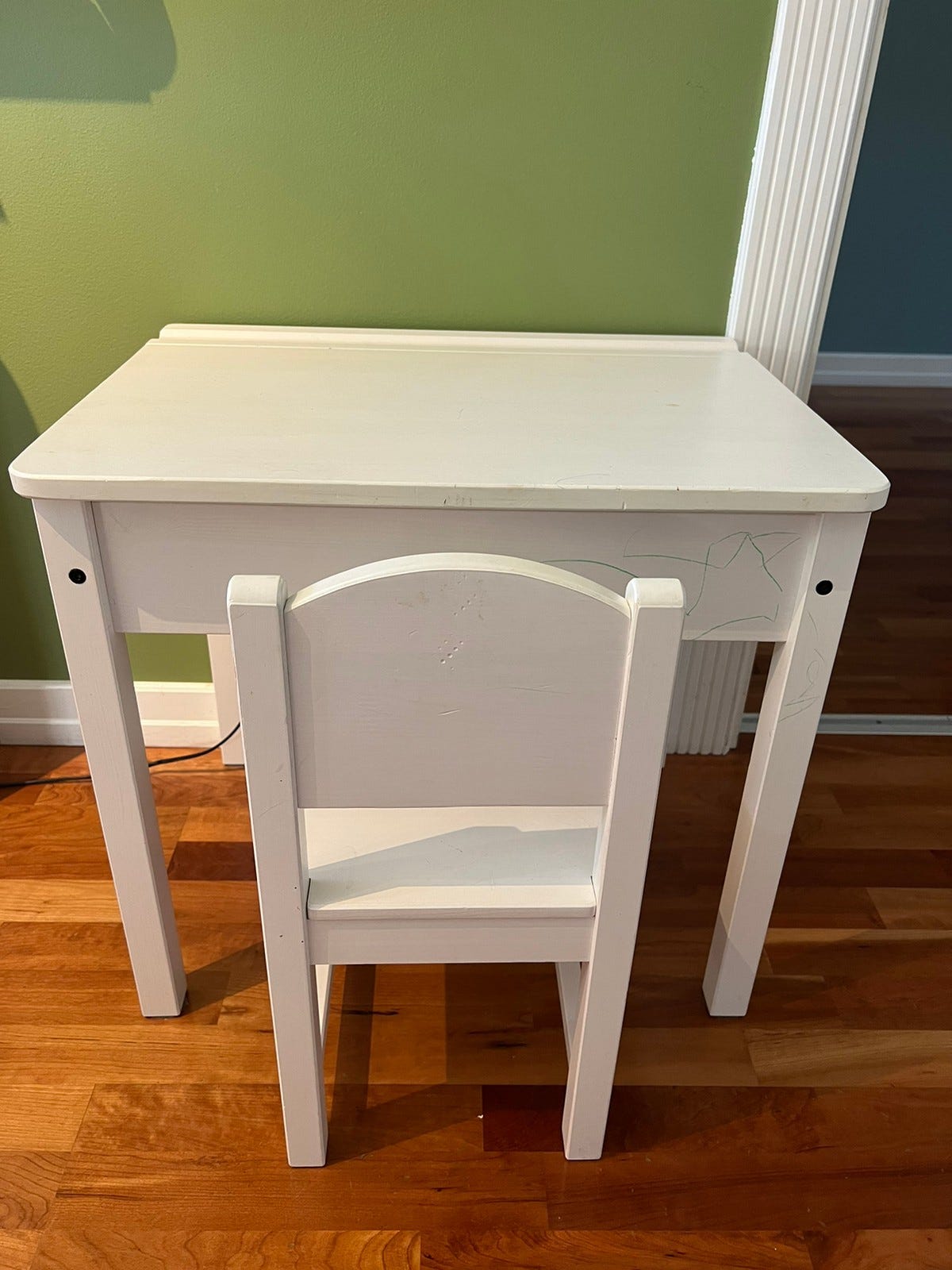 IKEA Sundvik Skrivebord til barn, hvit, 60x45 cm | FINN-torget
