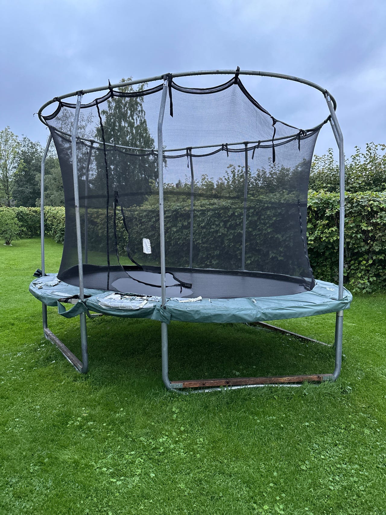 Oval Jumpking trampoline gis bort | FINN torget