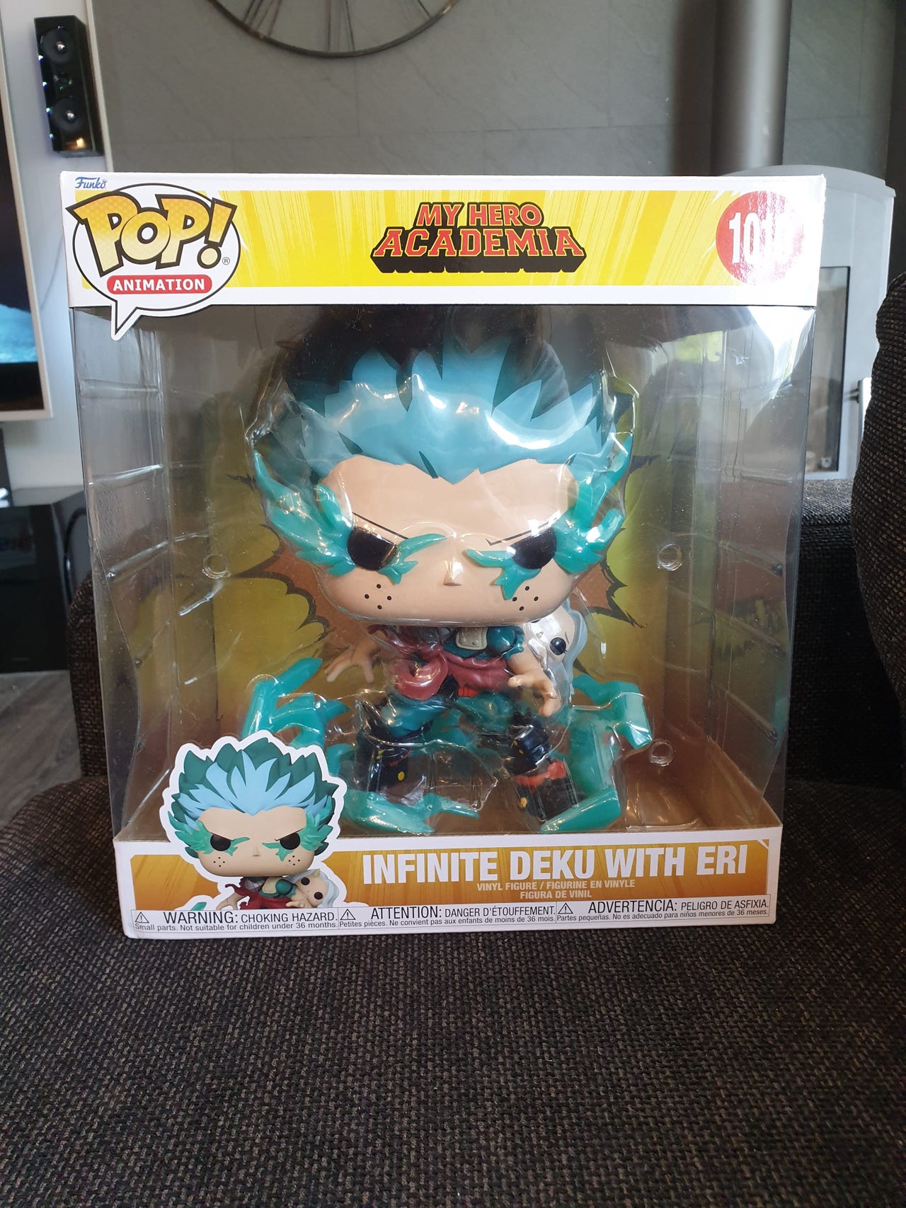 My hero academia anime Infinite deku with eri (jumbo) 1010 funko pop ...
