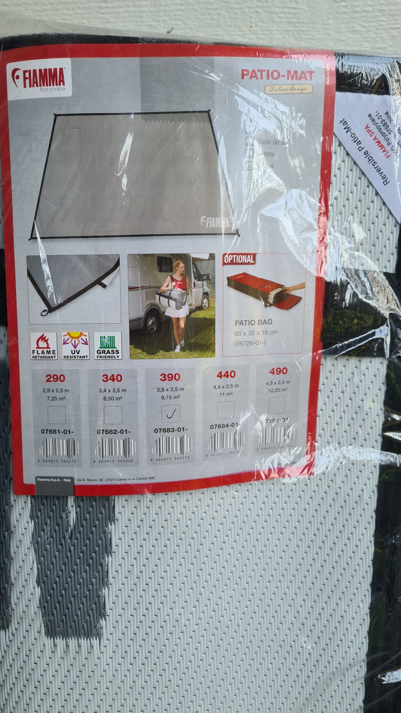Fiamma patio mat 3,9×2,50cm | FINN torget
