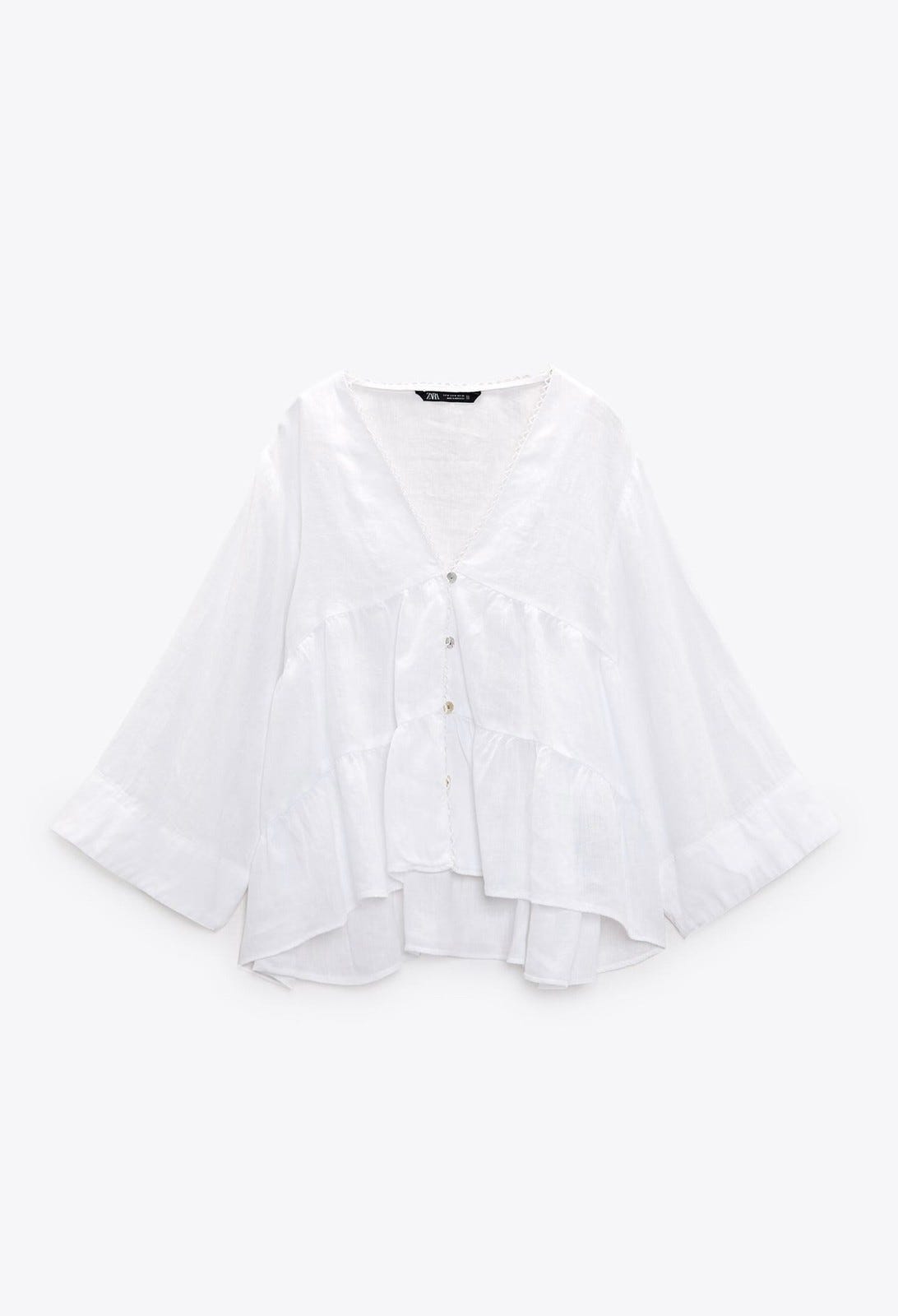 Zara lin topp/bluse str S | FINN-torget