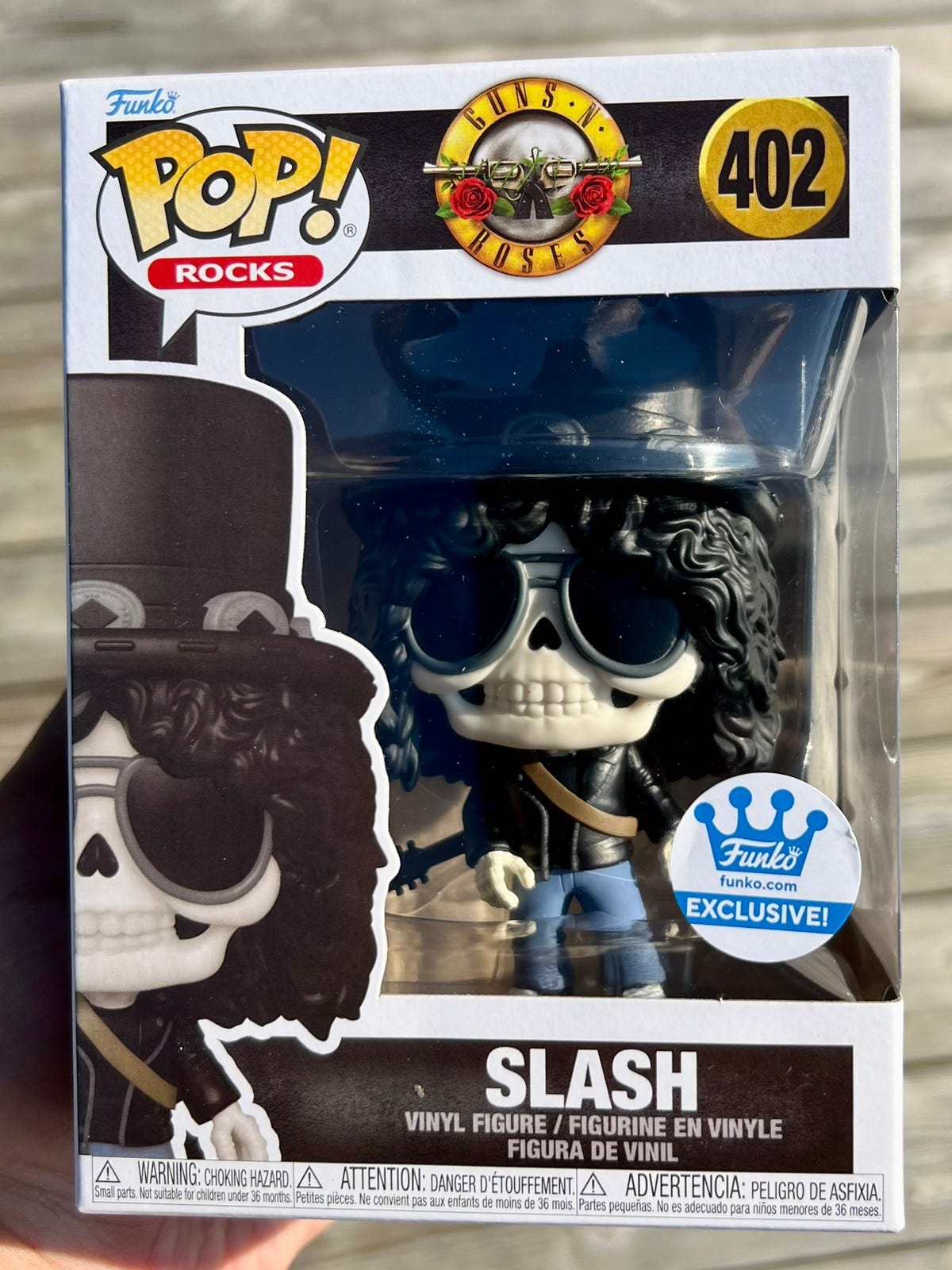Funko Pop! Rocks: Slash (Skeleton) | Guns N' Roses (402) Excl. to Funko ...