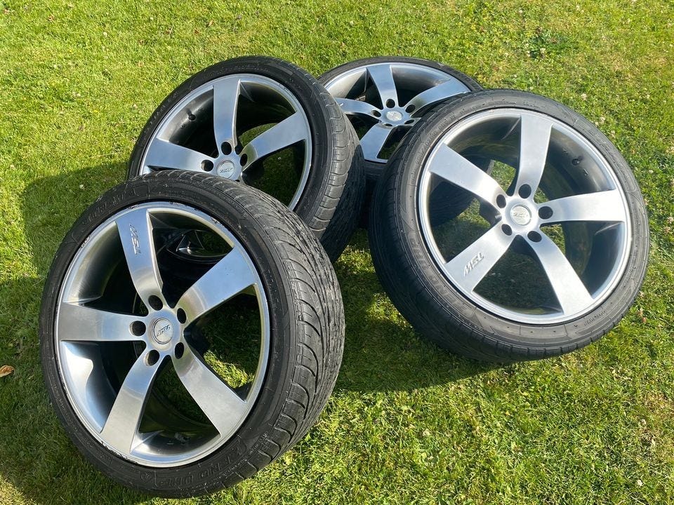 Felger/dekk TSW 18 x 8, VINTERPRIS | FINN-torget