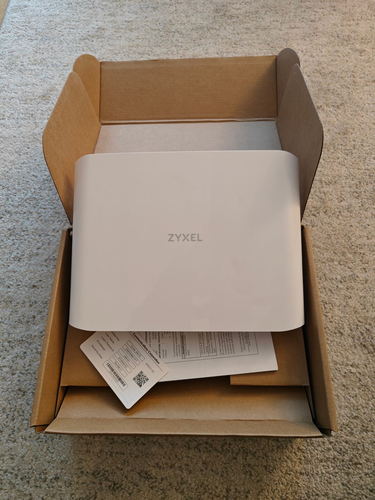 Zyxel EX5501-B0 Dual band wireless AX Gigabit Ethernet VoIP IAD | FINN ...