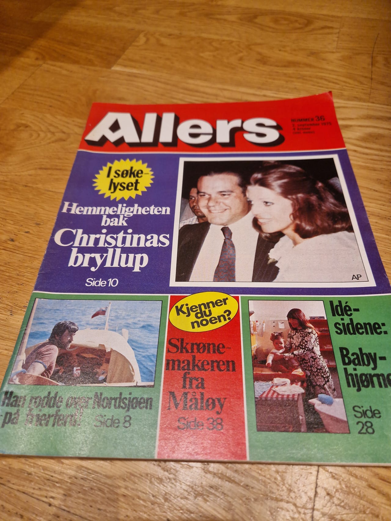 Allers 1975, Wings, James Dean, Christina Onassis | FINN-torget
