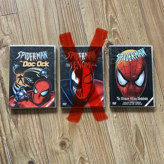 Spider-Man filmer på DVD - Som nye ! | FINN-torget