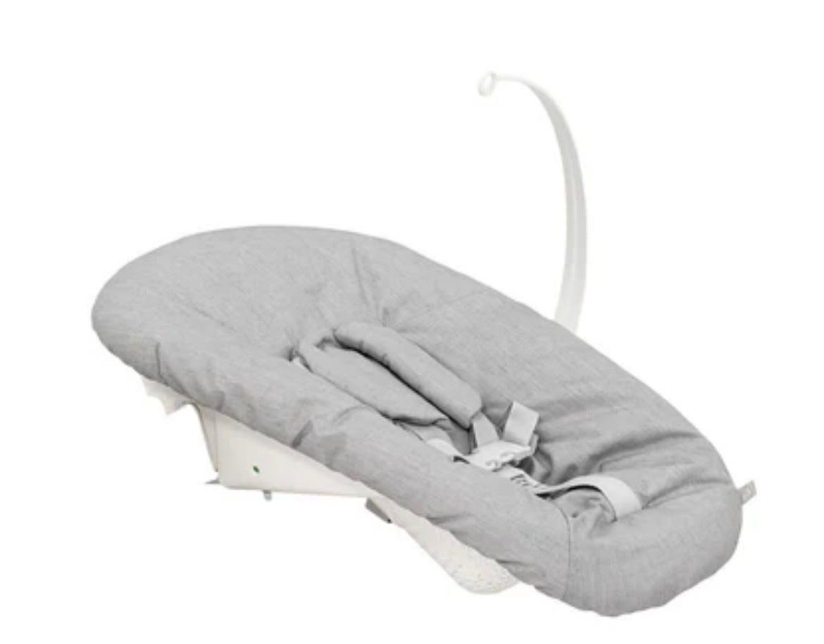 Stokke newborn sete og stang til leke | FINN torget