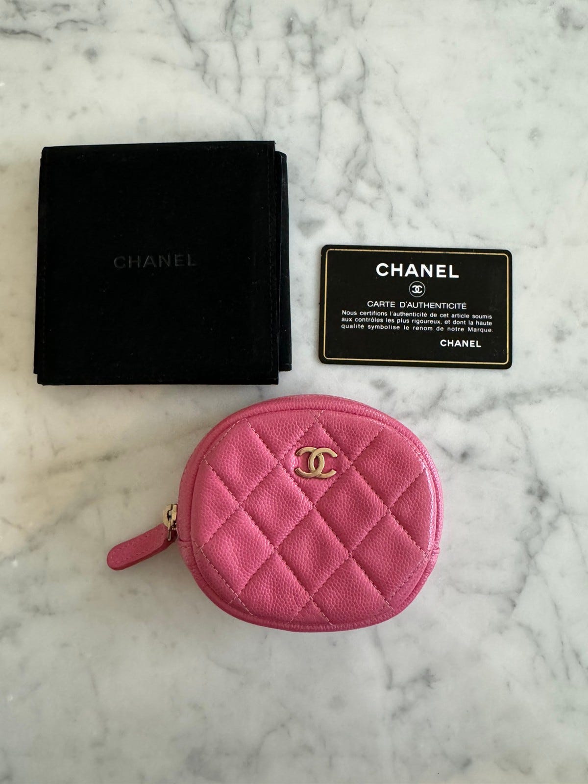 Chanel round coin purse | FINN-torget