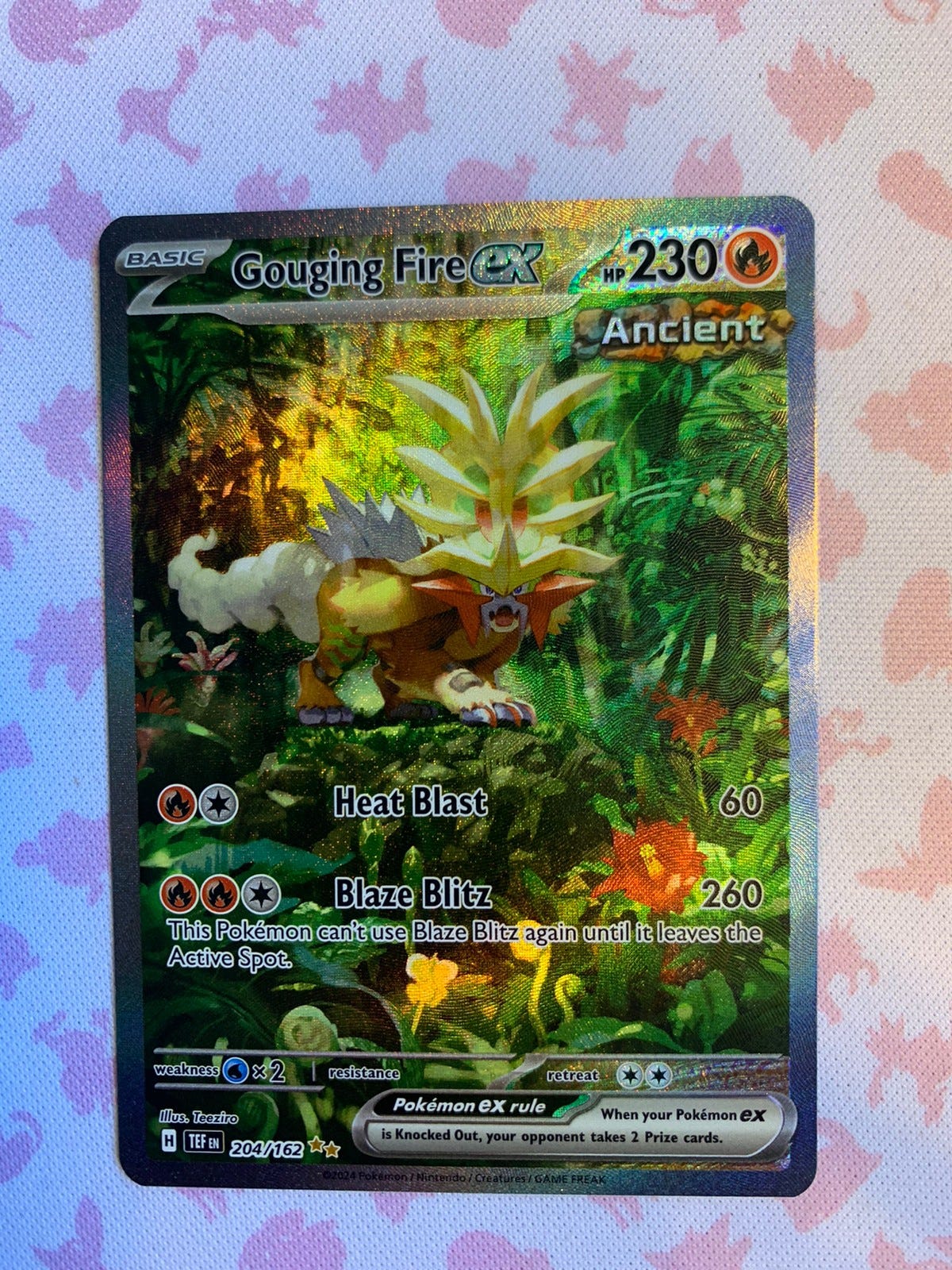 Gouging Fire EX Pokemon kort! | FINN-torget