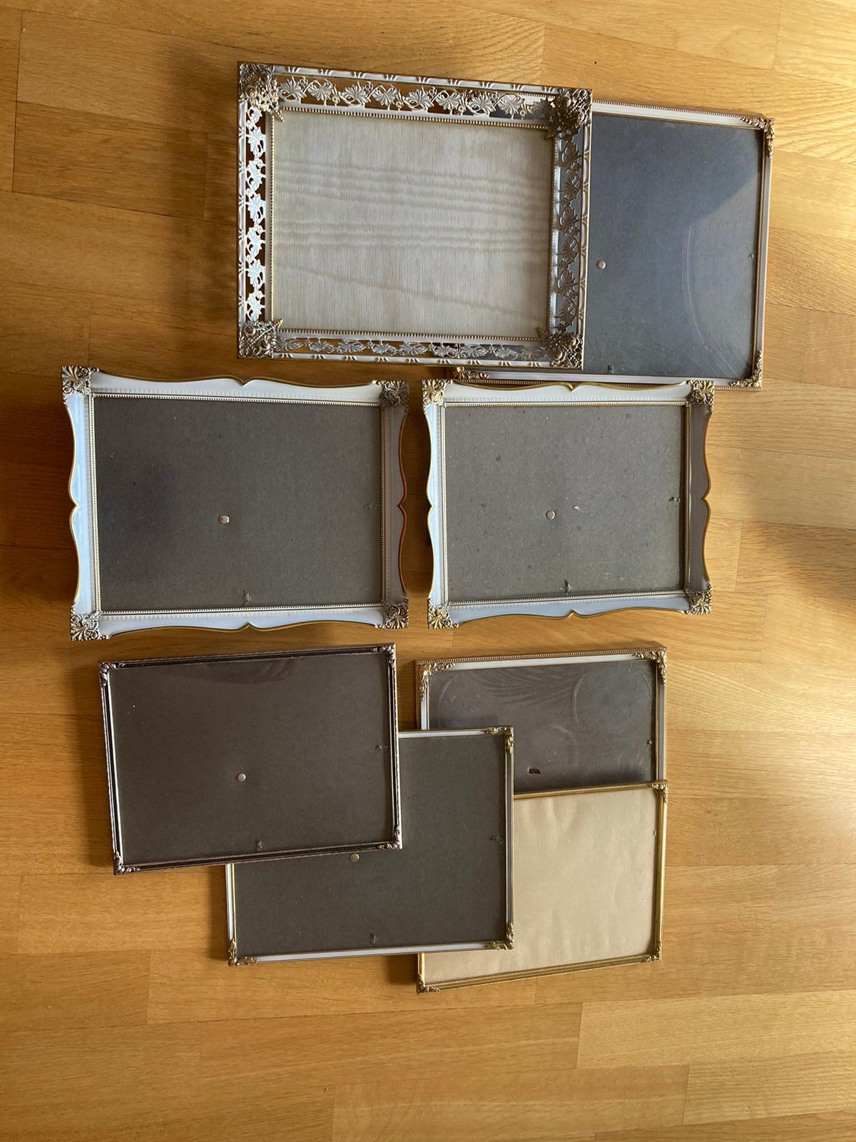 Retro metallrammer 8 stk | FINN torget