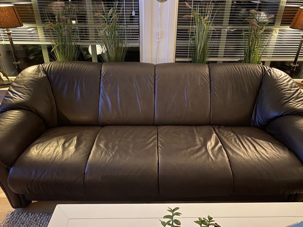 Ekornes skinnsofa 3 + 2 | FINN-torget