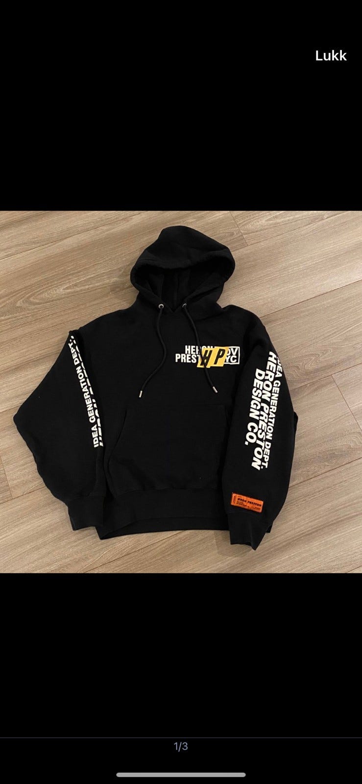 Heron Preston hoodie Str L | FINN-torget