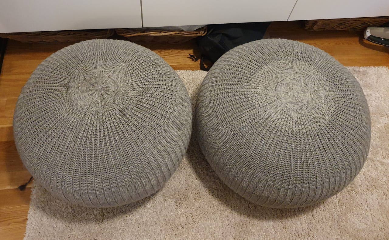 Sandared puff. Ikea. | FINN-torget