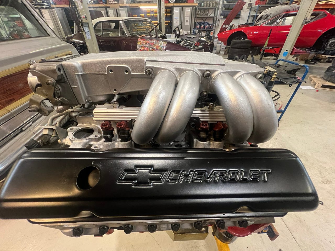 CHEVROLET V8, Small block Chevy 383 cid TPI motor | FINN-torget