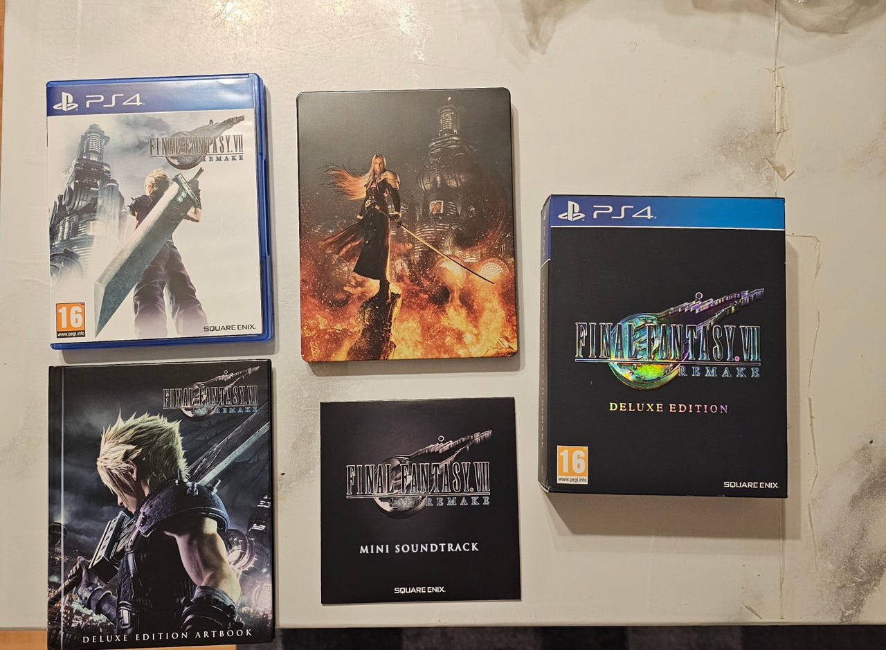 |Reservert|[PS4] Final Fantasy 7 Deluxe Edition | FINN-torget