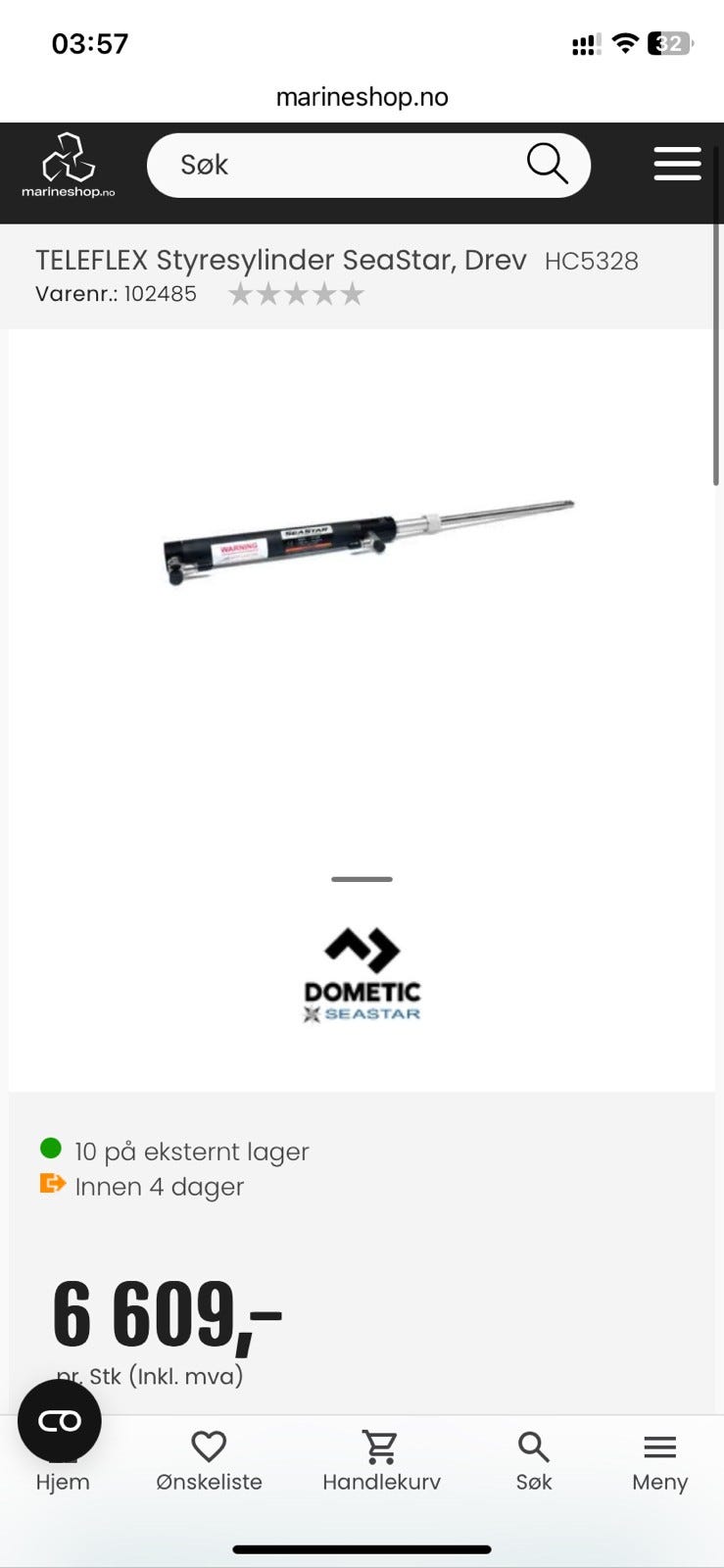 Styresylinder , Drev HC5328 | FINN-torget