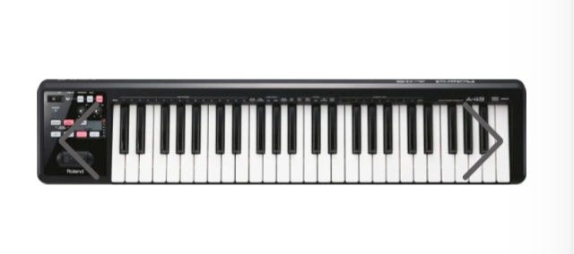 Roland A-49 MIDI Keyboard 49 Tangenter Sort | FINN-torget