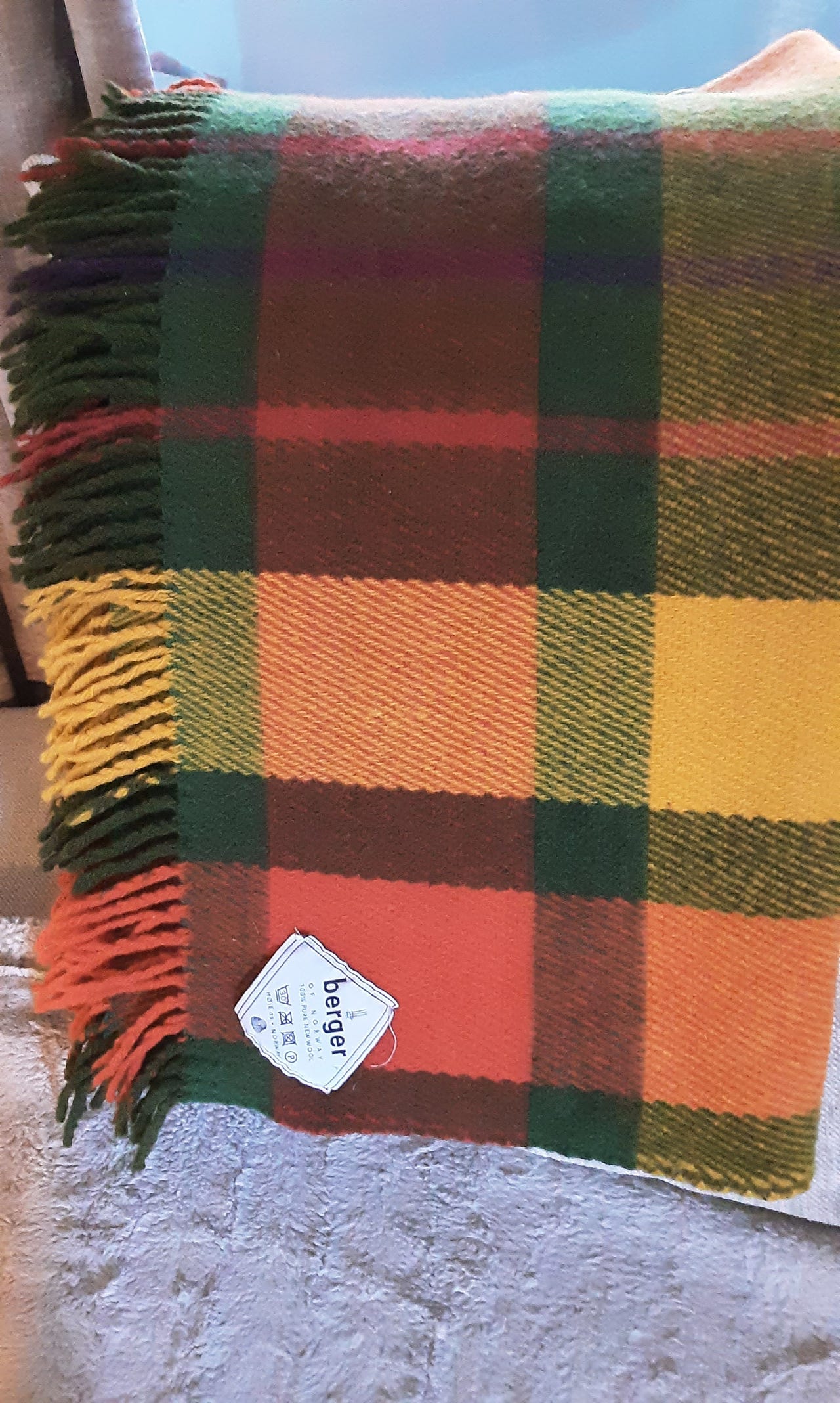 Berger pledd. Ull. | FINN-torget