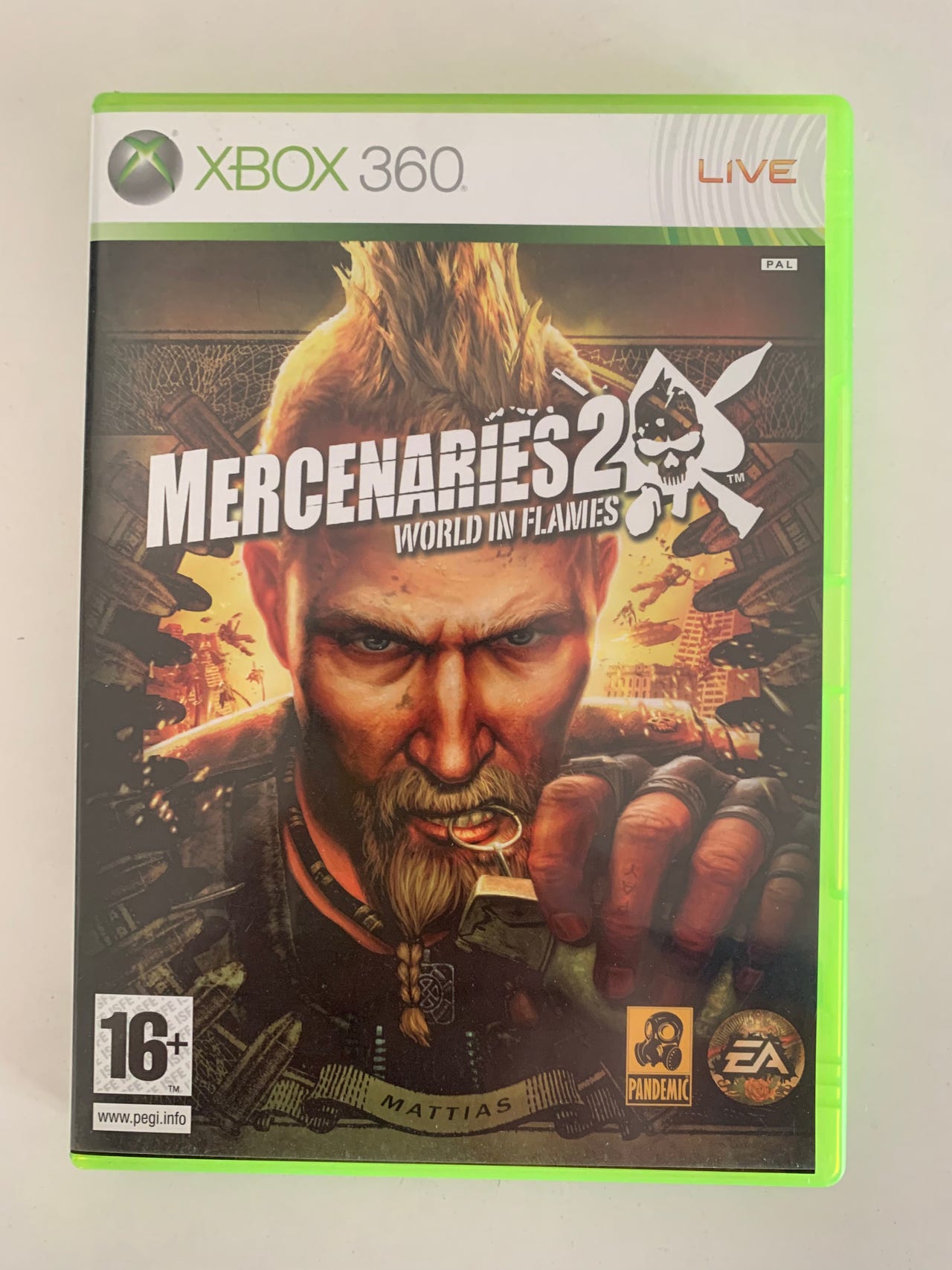 XBOX 360 MERCENARIES 2 WORLD IN FLAMES | FINN-torget