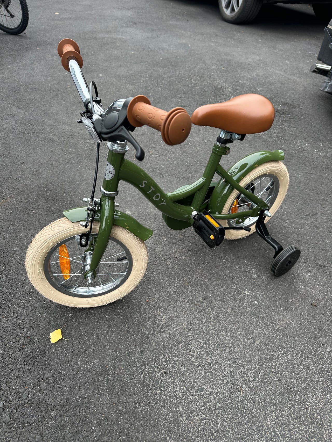 Stoy 12" Vintage Sykkel Army Green | FINN torget