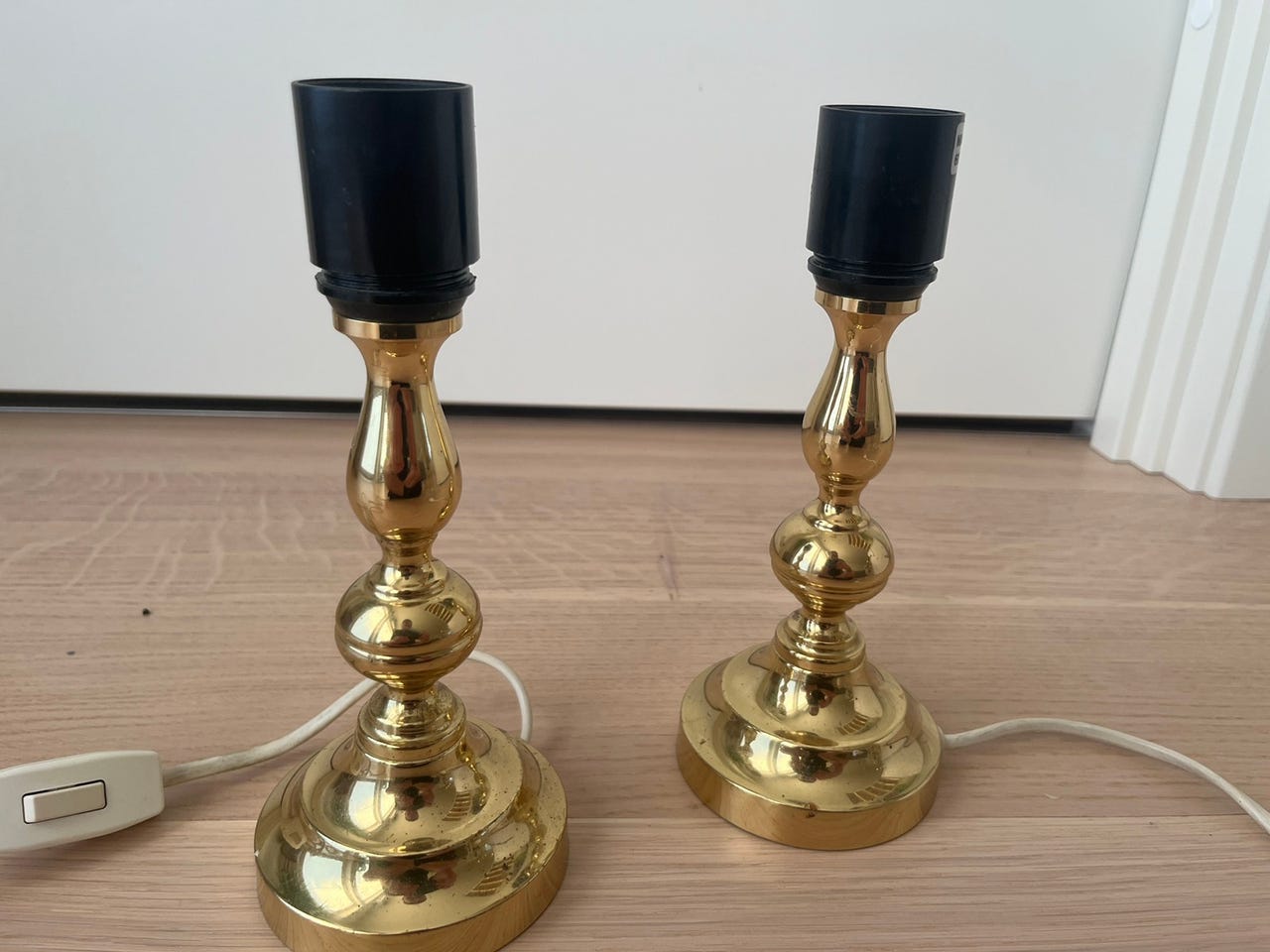 Vintage messinglamper, 2 stk - Knud Christensen (450kr samlet pris ...