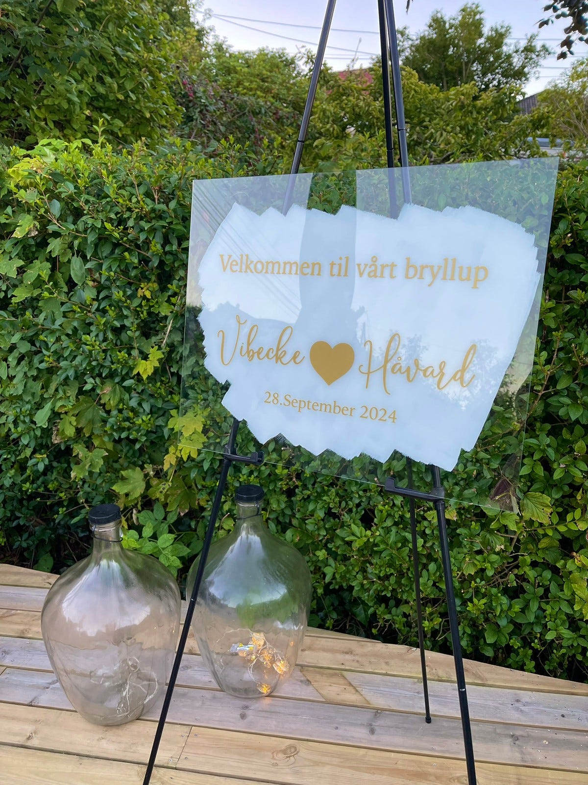 Personlig skilt / velkommen / konfirmasjon dåp bryllup | FINN-torget