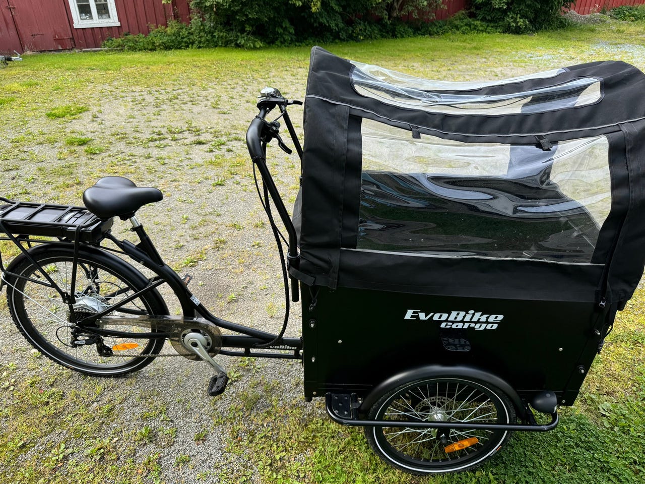 Evobike Cargo Classic (darkwood) elektrisk trehjulssykler | FINN-torget