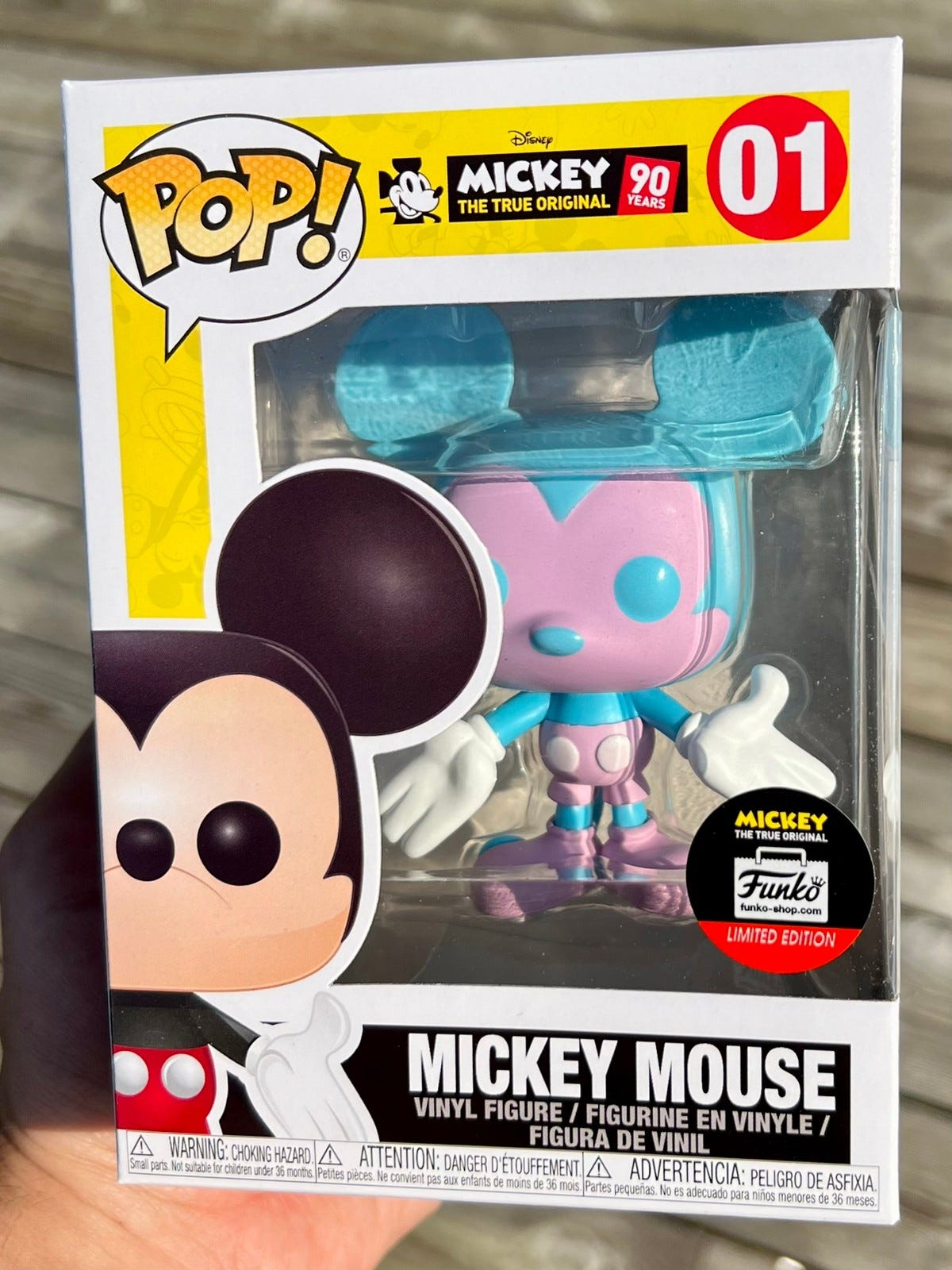 Funko Pop! Mickey Mouse (Blue & Purple) (Mickey: The True Original ...