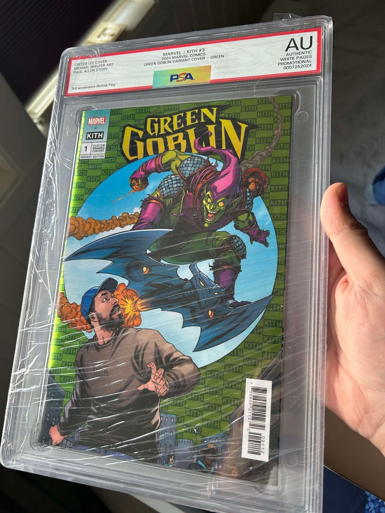 Marvel Kith #3 Green Goblin Variant Cover Green Comic (PSA Graded AU ...