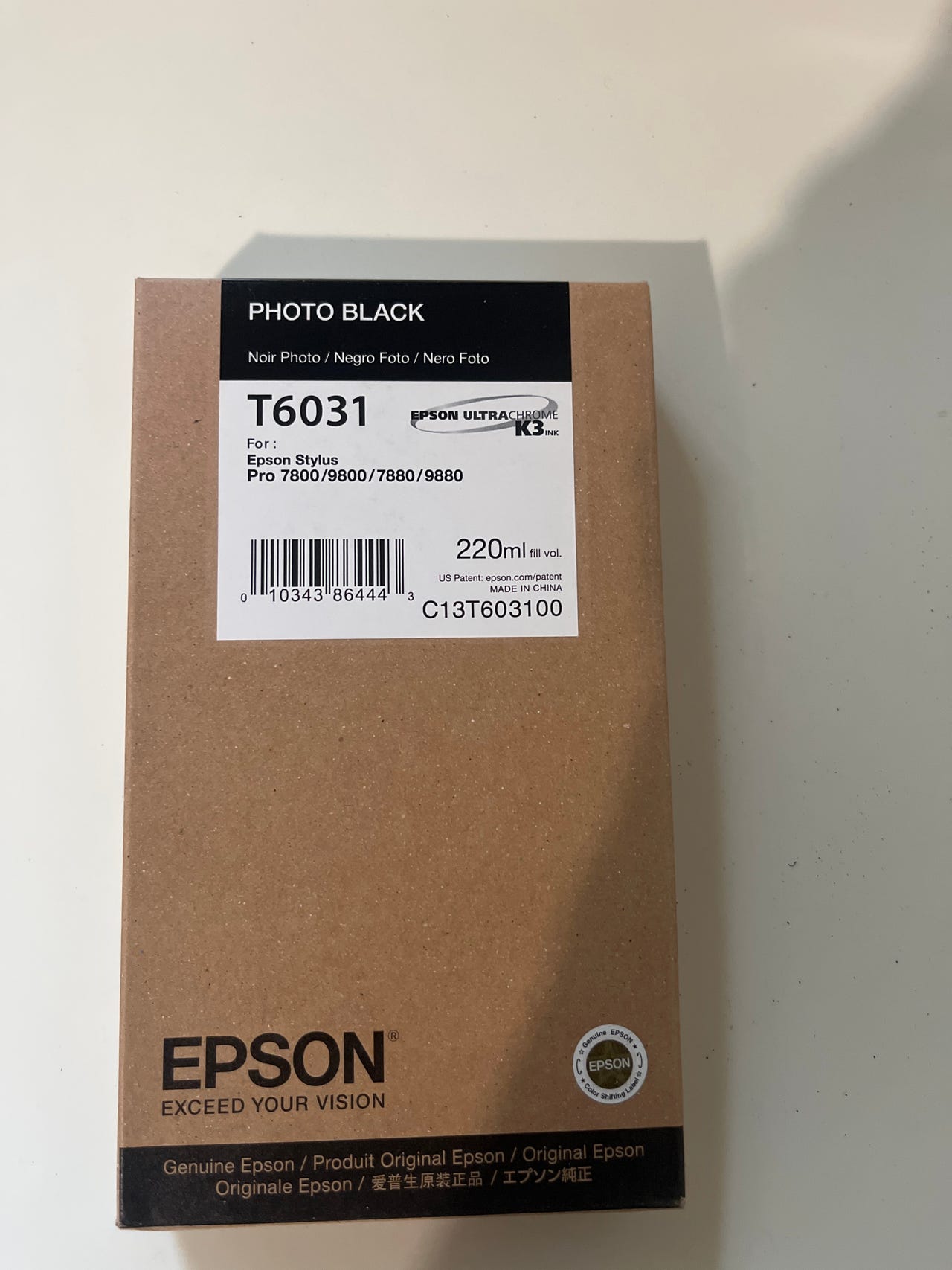 Epson stylus pro 7800/9800/7880/9880 Farge: photo black | FINN torget