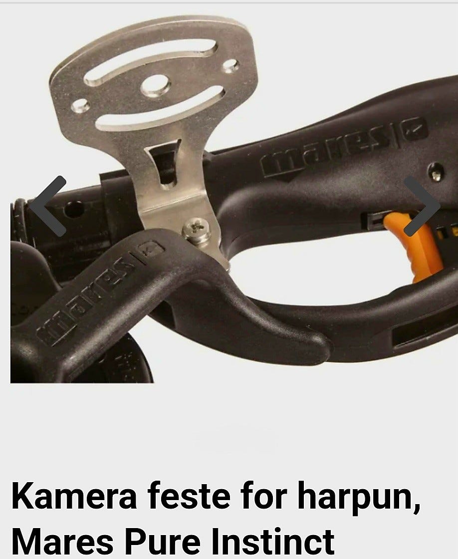 Mares Pure Passion Brukerstøtte Camera Braket | FINN-torget