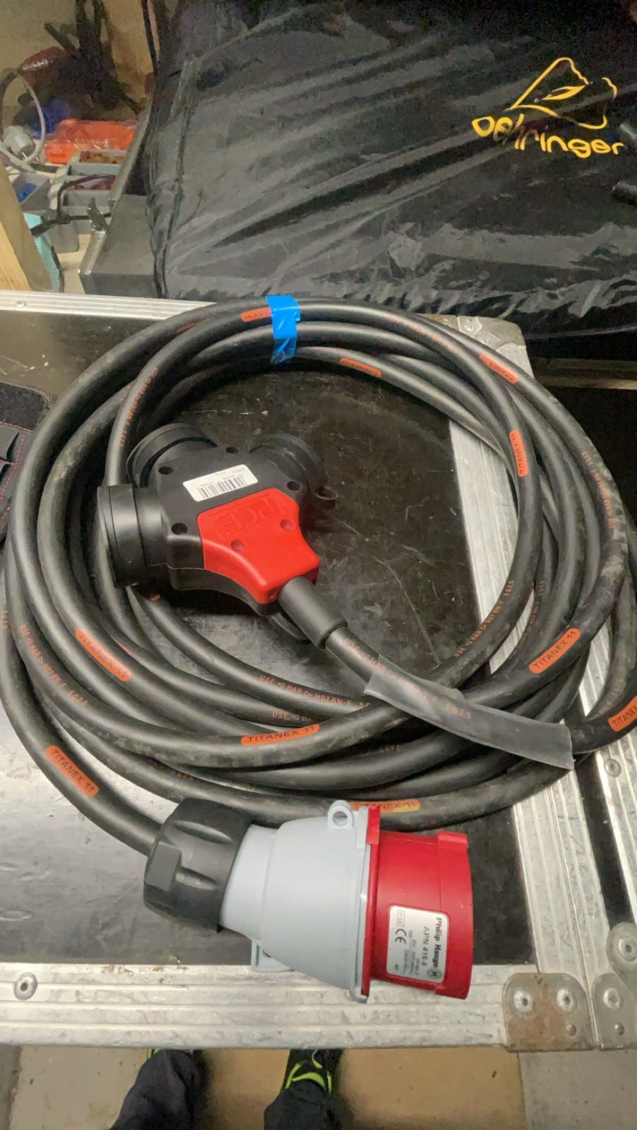 1stk IP44 400V 16A 10m schuko split | FINN-torget